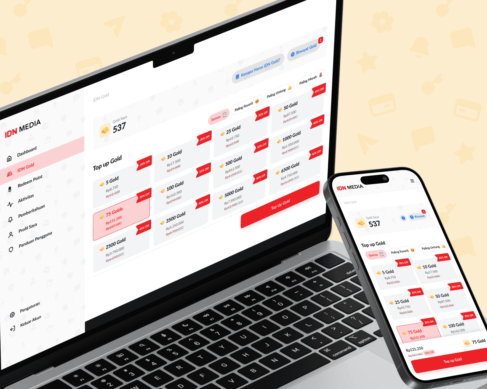 IDN Dashboard - Akun Lintas Platform IDN